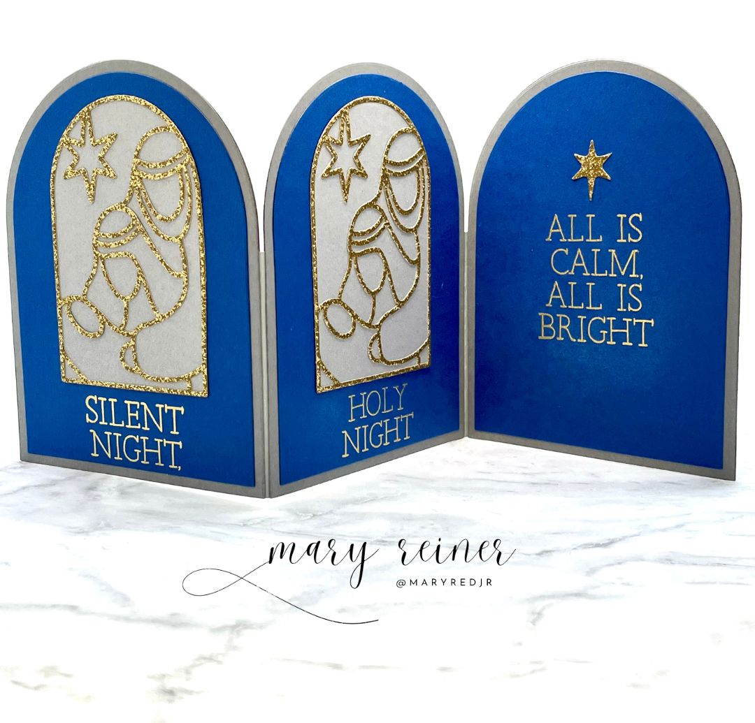 Holiday Tri-Fold Card – Tutorial – A Red Letter Day